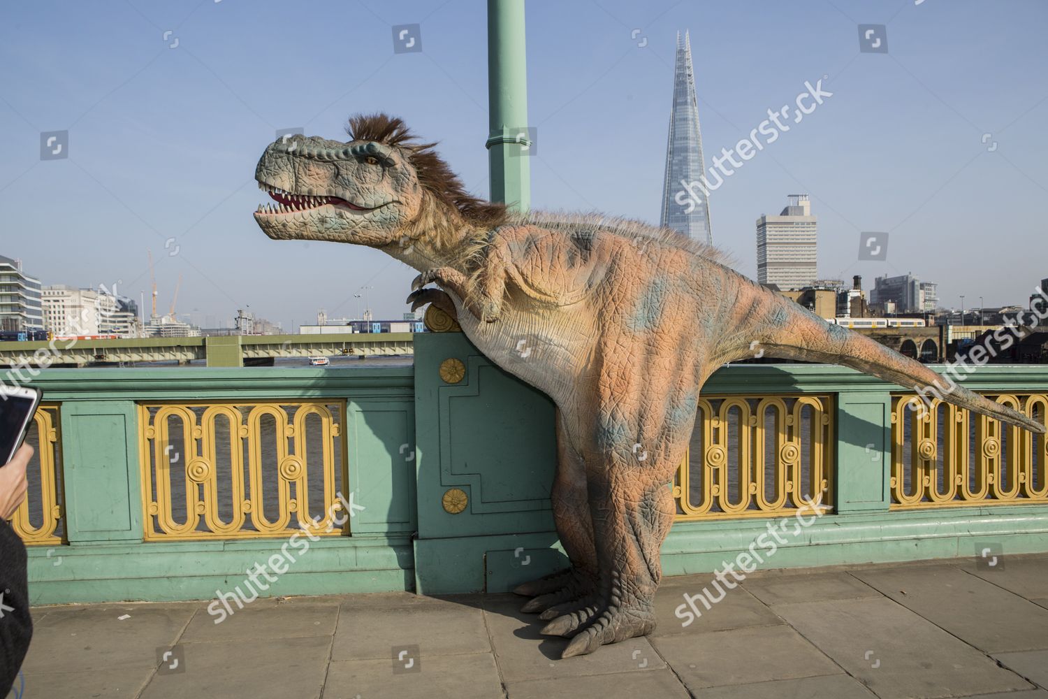 Wild Dinosaurs Shock Onlookers During Rampage Editorial Stock Photo ...