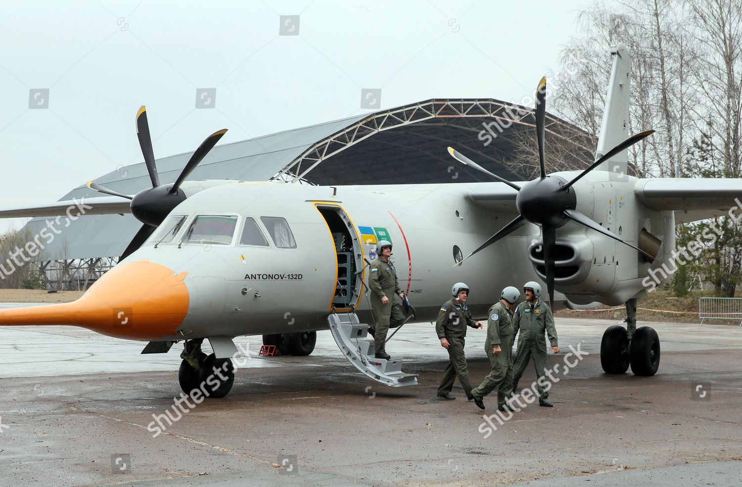 Crew Members New Ukrainian Antonov An132d Editorial Stock Photo - Stock ...