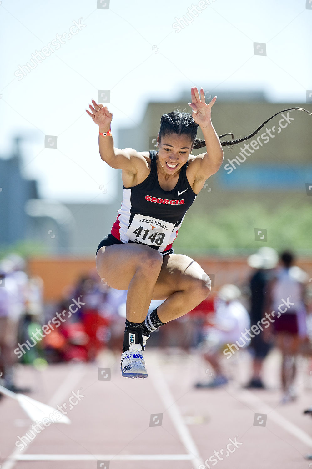 Aliyah Johnson 4148 University Georgia Action Editorial Stock Photo ...