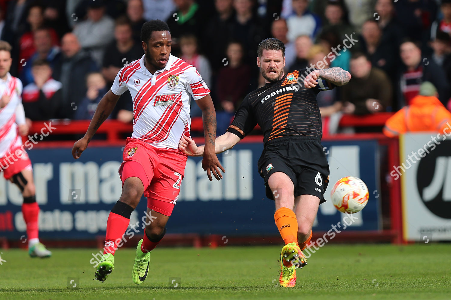 Kaylen Hinds Stevenage Michael Nelson Barnet Editorial Stock Photo ...