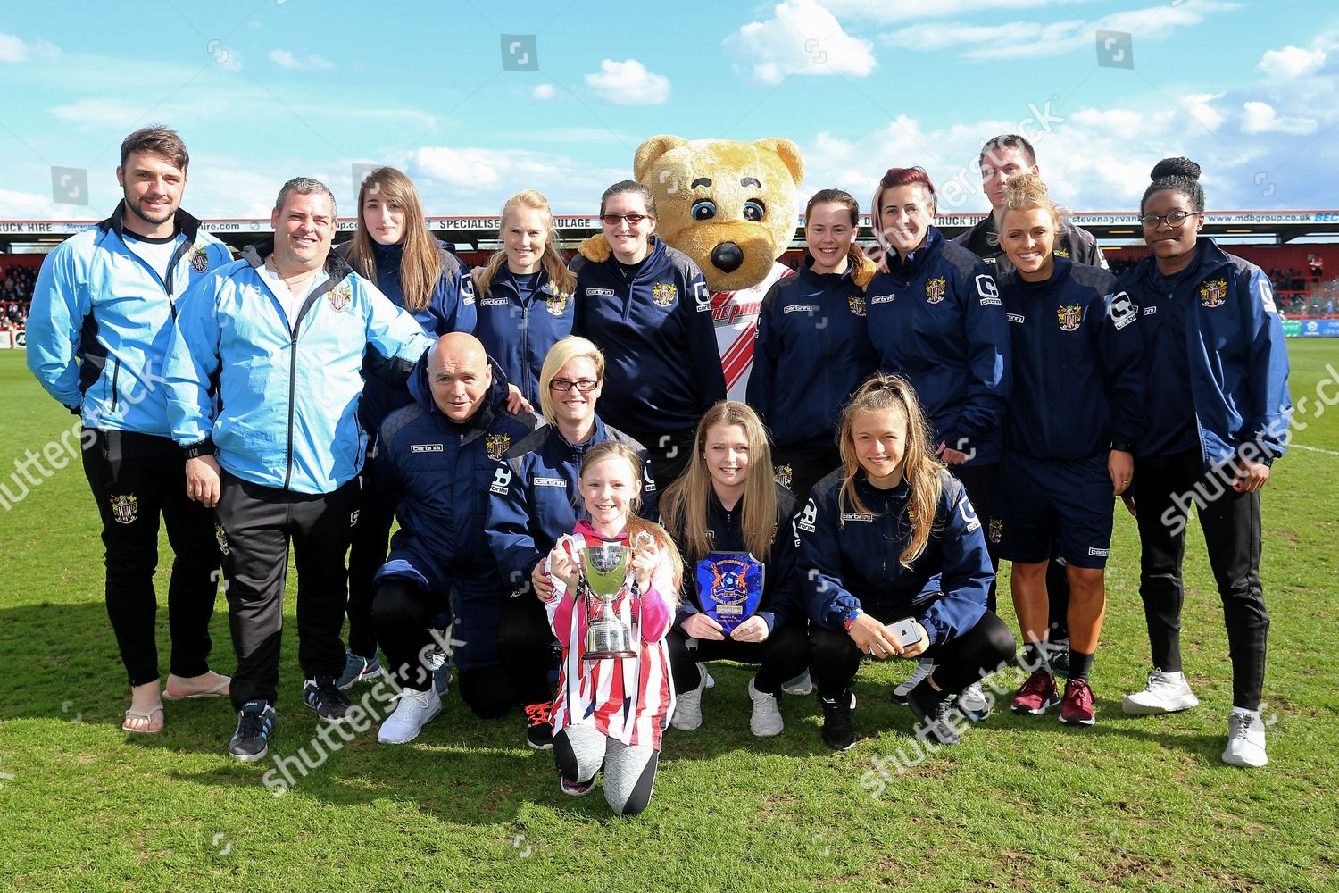 Stevenage Fc Ladies On Pitch Halftime Editorial Stock Photo - Stock ...