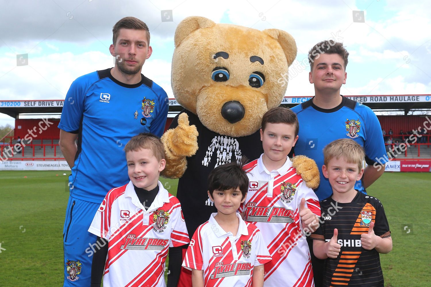 Boro Bear Stevenage Mascots During Stevenage Editorial Stock Photo ...