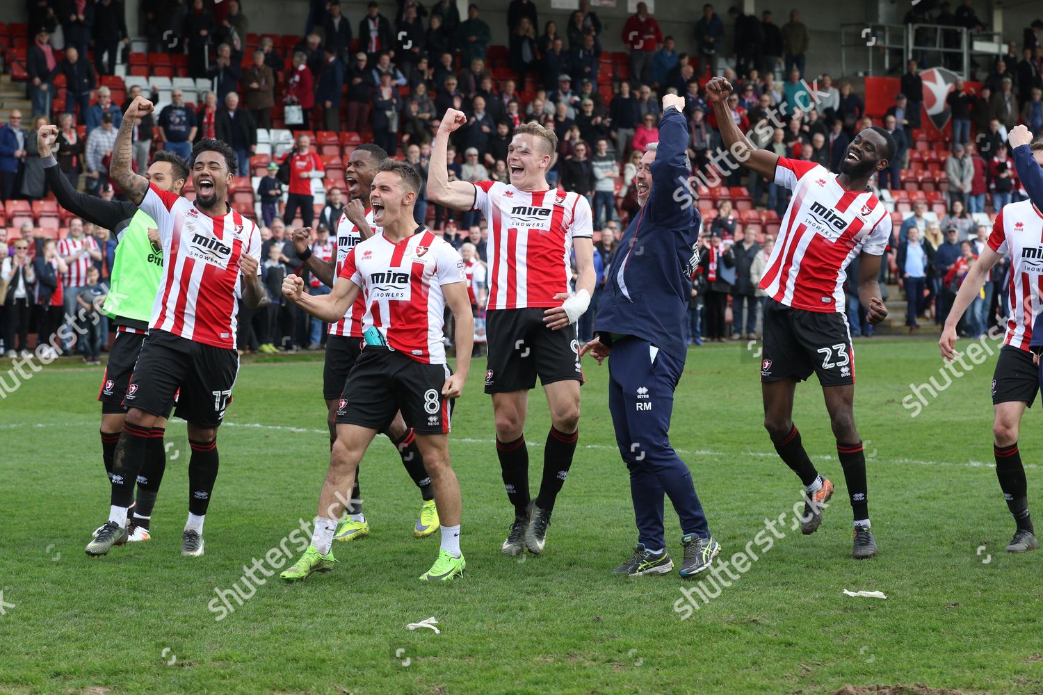 Russell Milton Team Celebrates Win During Editorial Stock Photo - Stock ...