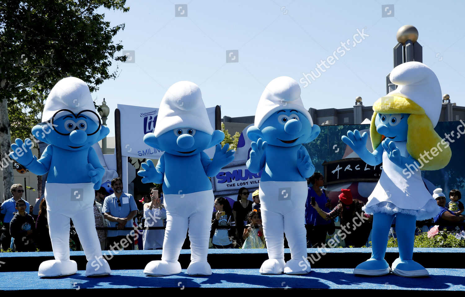Smurfs Dance On Stage World Premiere Editorial Stock Photo - Stock ...
