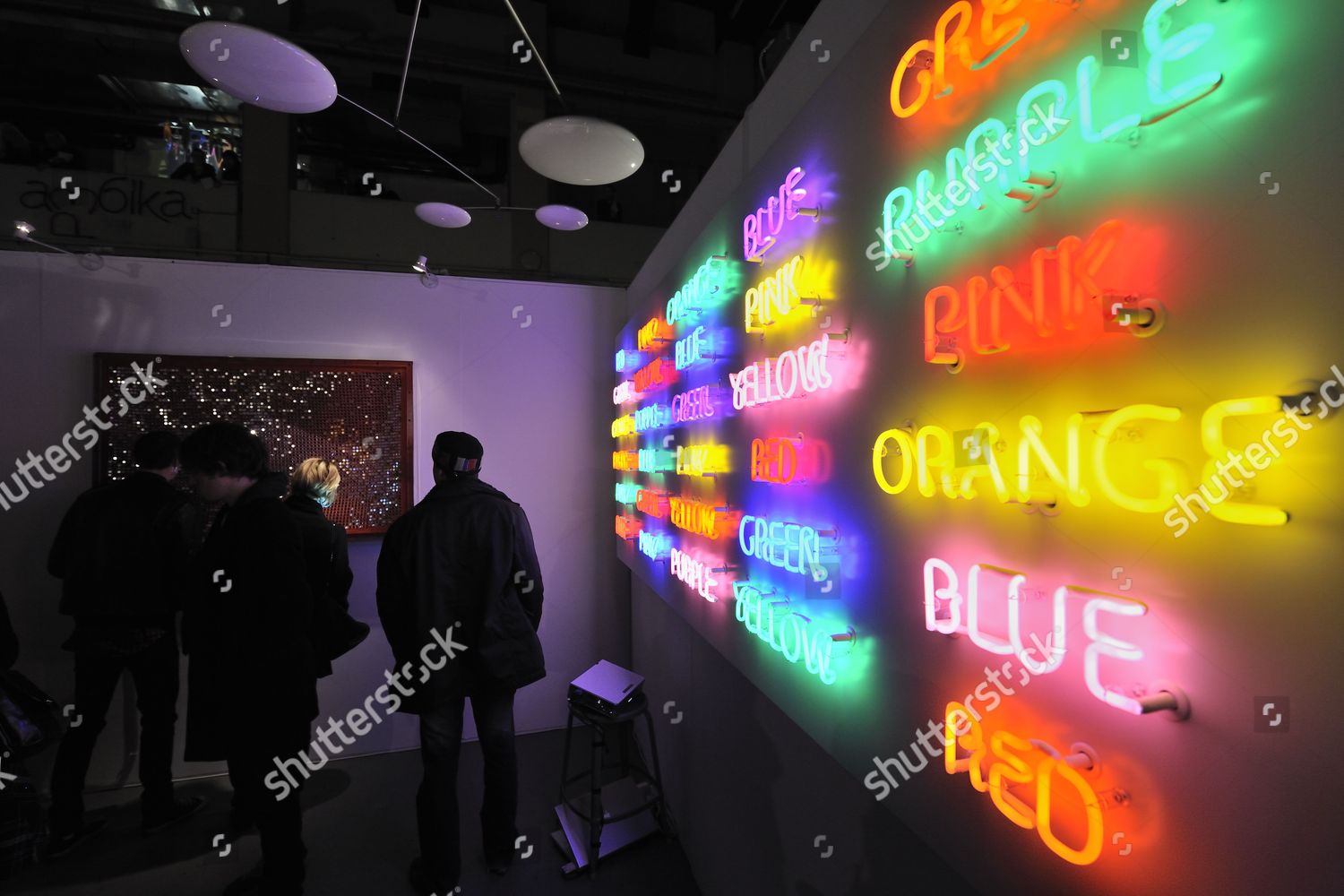 Light Sculpture Titled Read Colours Not Editorial Stock Photo - Stock ...