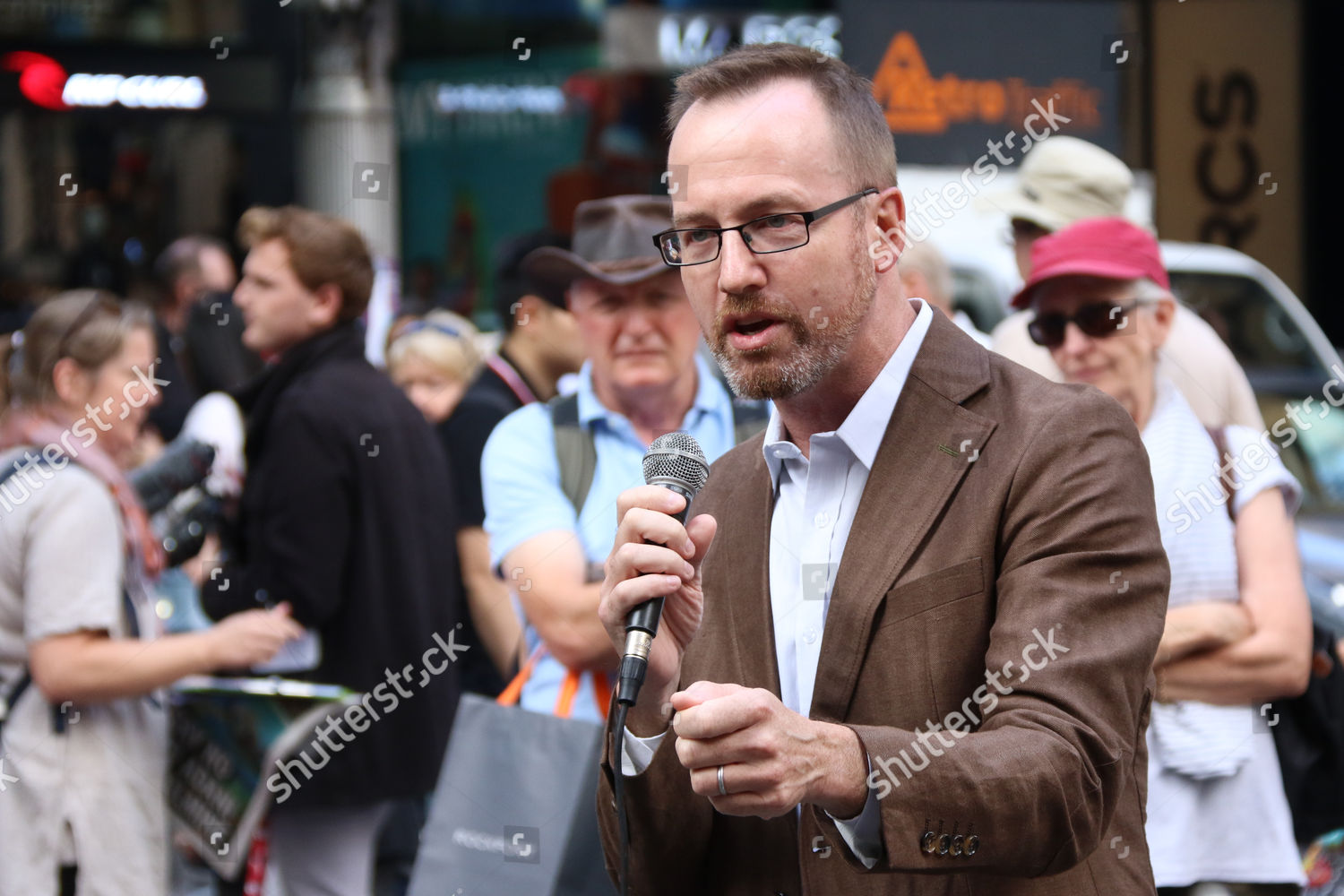 Greens Mp David Shoebridge Speaks Rally Editorial Stock Photo - Stock ...