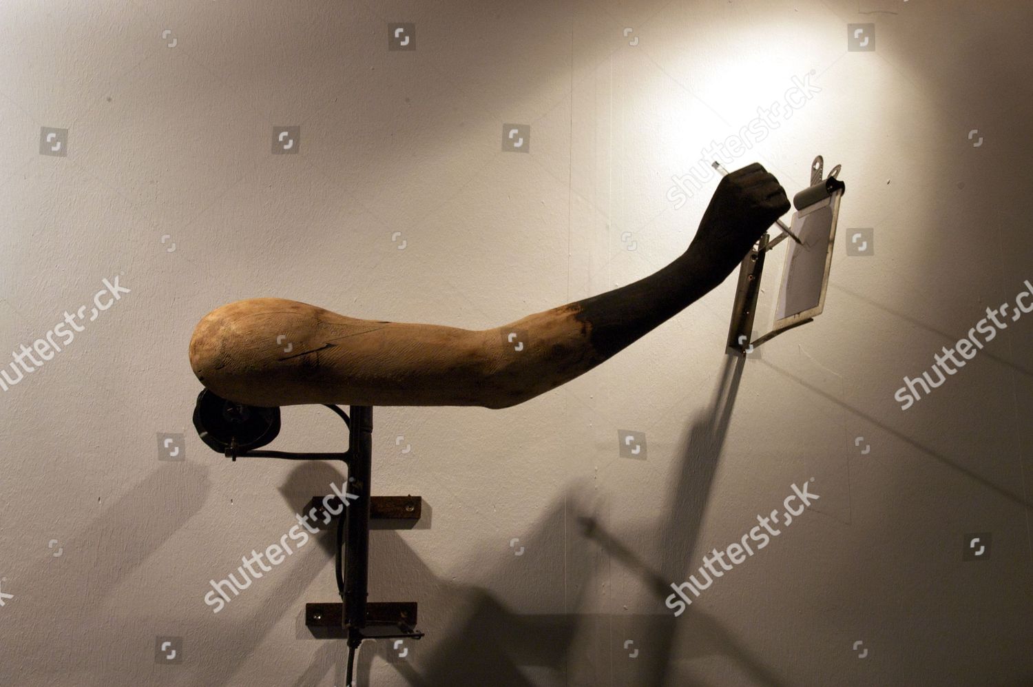 Mechanical Arm Writing On Paper Pad Editorial Stock Photo - Stock Image ...