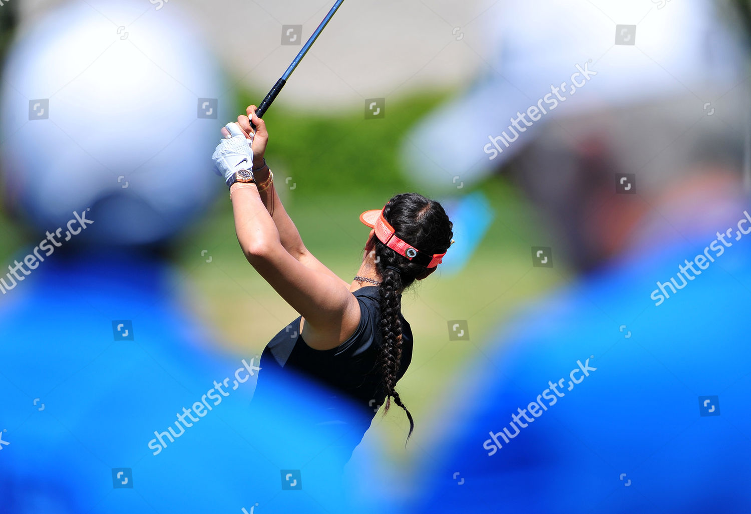 Michelle Wie On Driving Range During Editorial Stock Photo - Stock ...