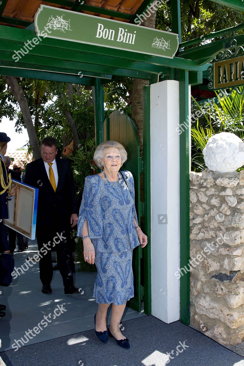 Princess Beatrix Visits Papiamento Restaurant Lunch Editorial Stock ...