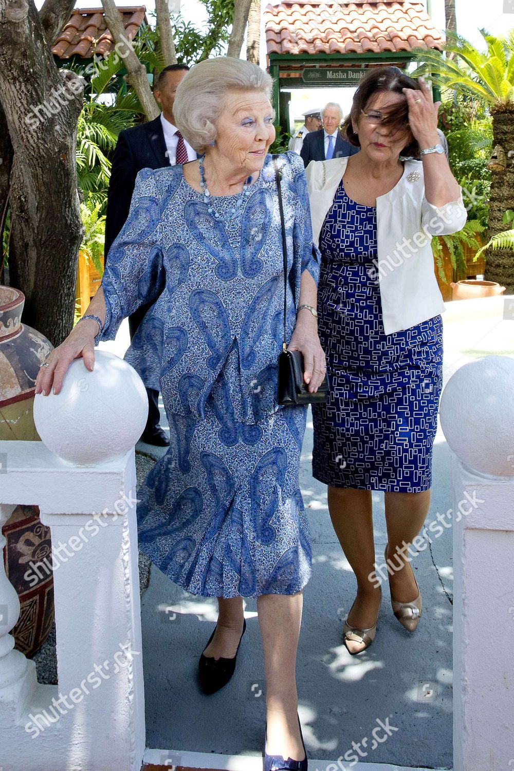 Princess Beatrix Visits Papiamento Restaurant Lunch Editorial Stock ...