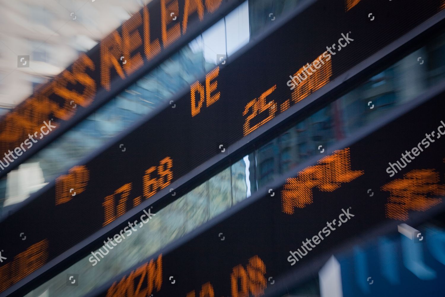 Morgan Stanley Stock Ticker Times Square Editorial Stock Photo - Stock ...