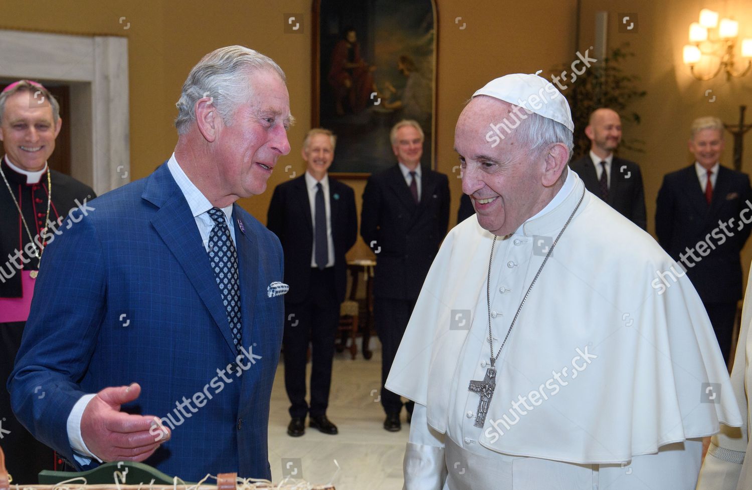Prince Charles Pope Francis Vatican City Editorial Stock Photo - Stock ...