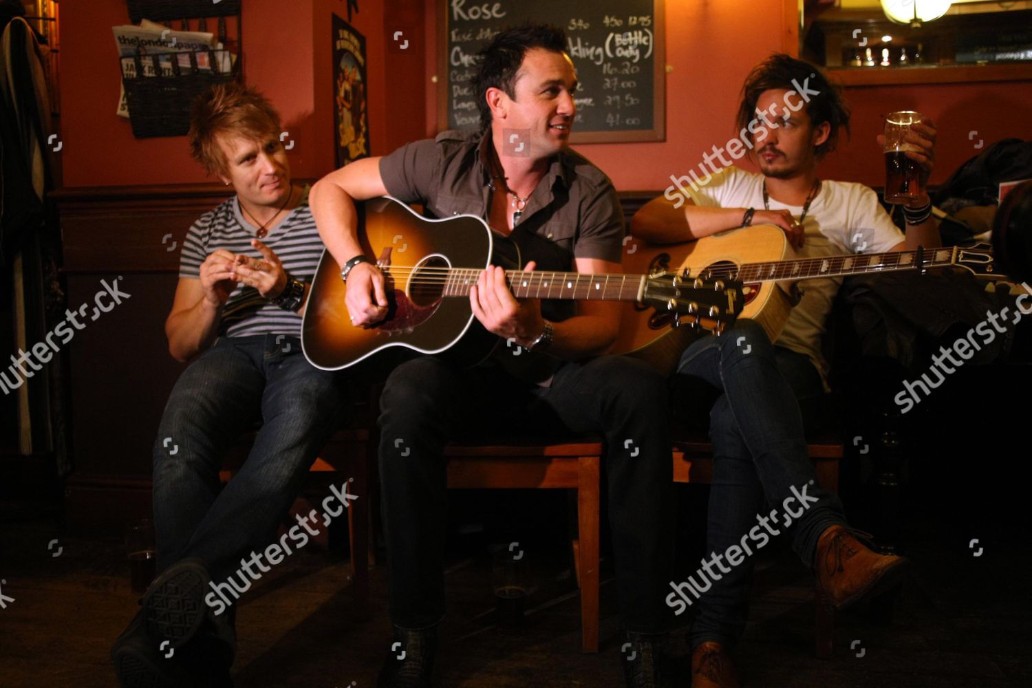 Australian Singer Shannon Noll His Band Editorial Stock Photo - Stock ...