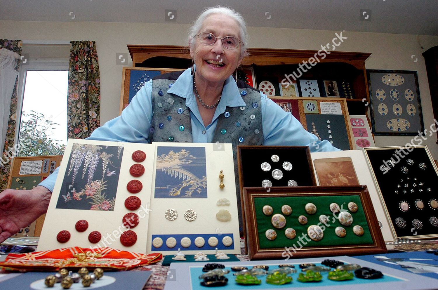 Susan Symes Some Her 10000 Buttons Editorial Stock Photo - Stock Image ...