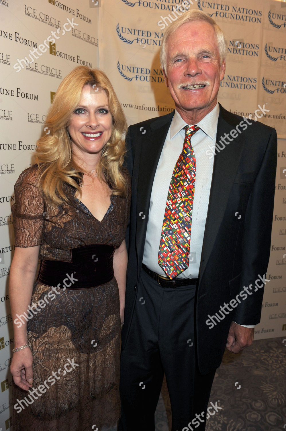 Elizabeth Dewberry Ted Turner Editorial Stock Photo - Stock Image ...