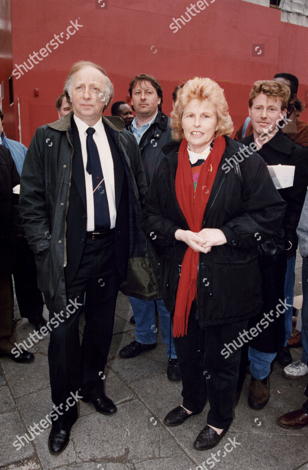 Arthur Scargill Mrs Anne Scargill Exnum Editorial Stock Photo - Stock ...