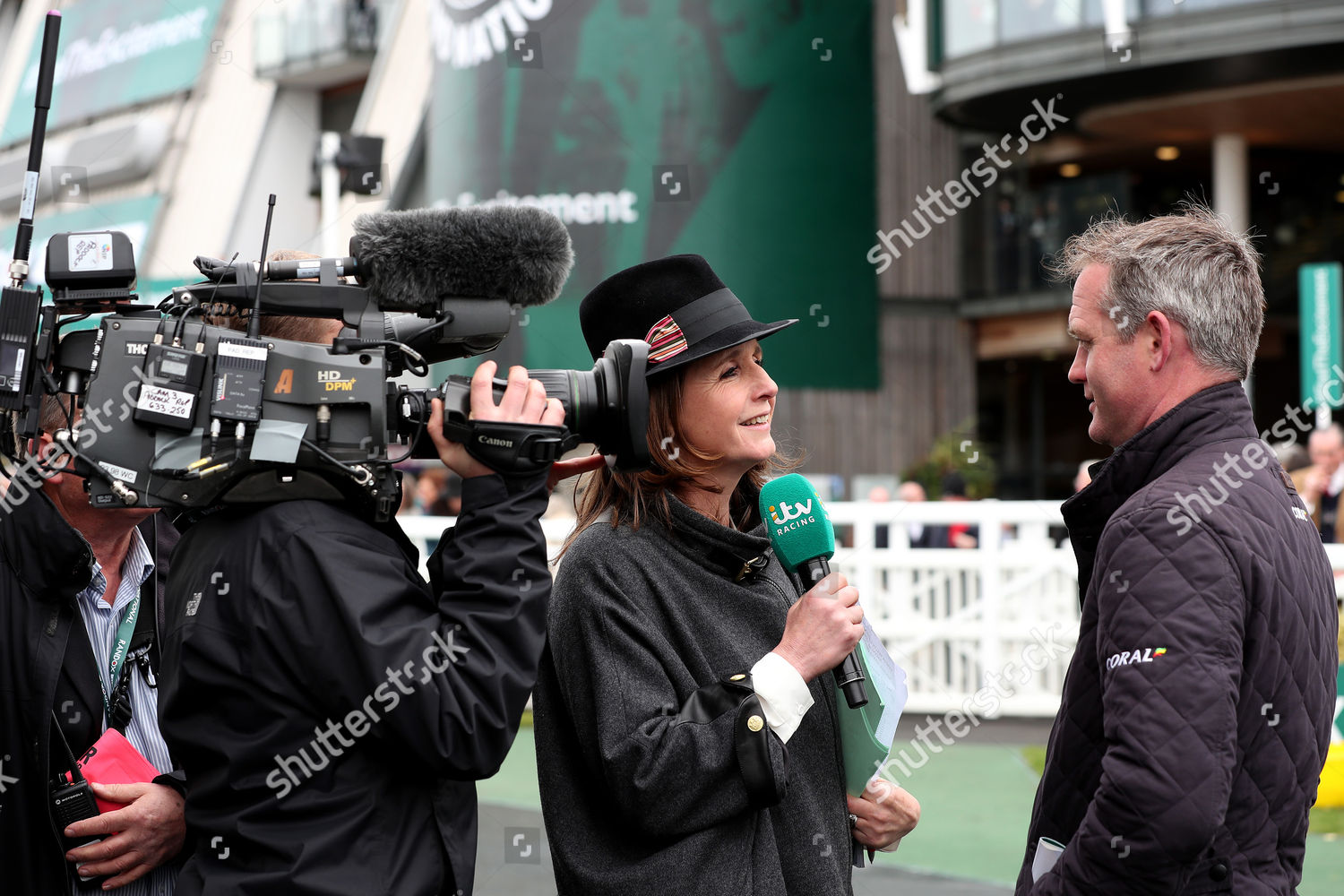 Itv Racing Correspondents Alice Plunkett During Editorial Stock Photo ...