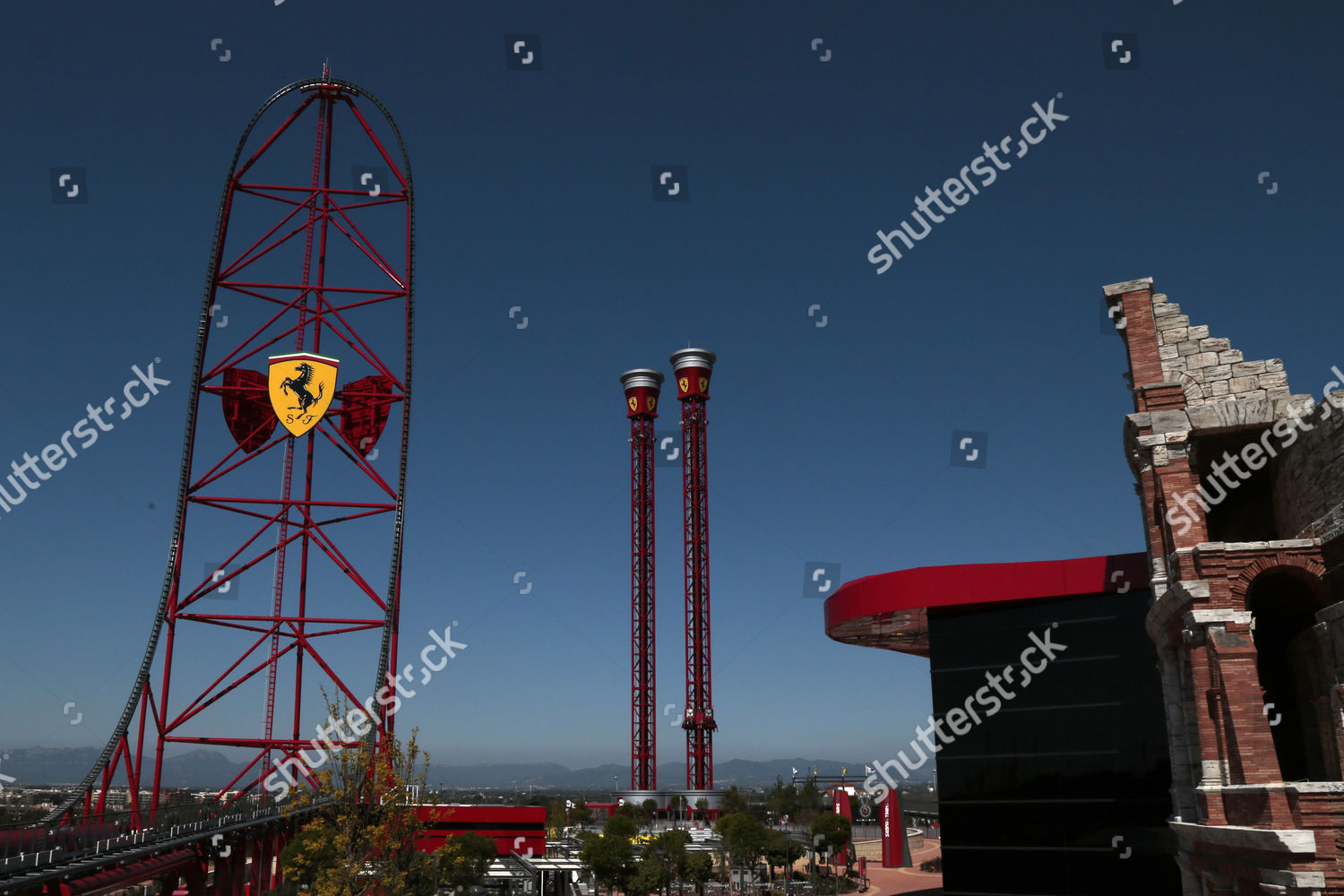 Ferrari Land Port Aventura World Editorial Stock Photo - Stock Image ...