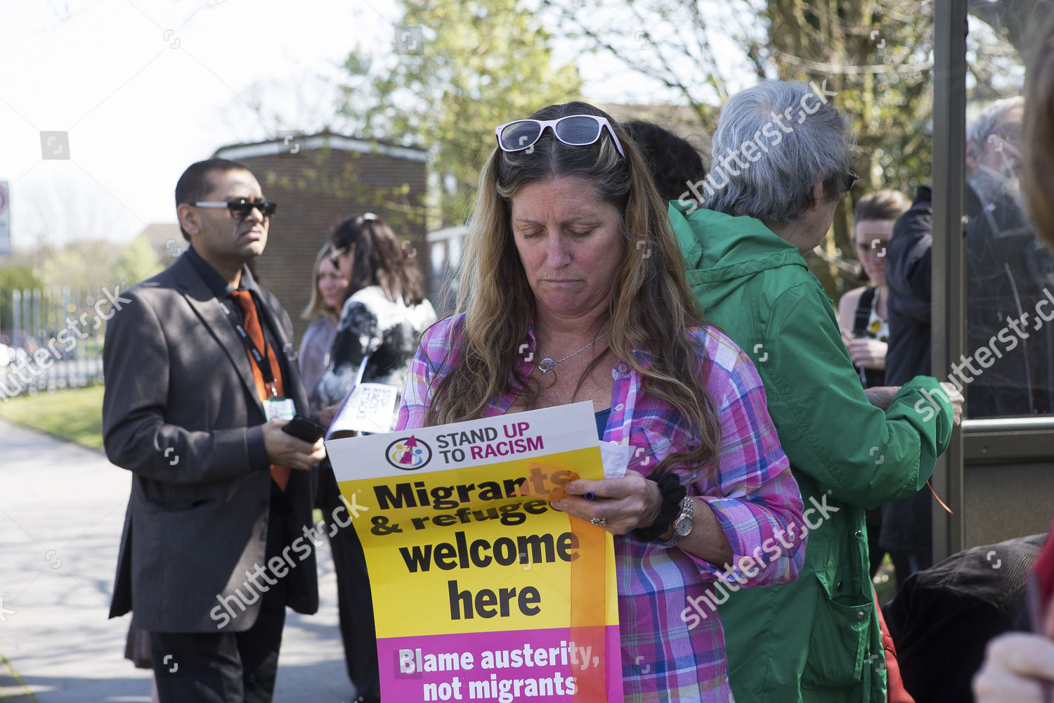 Various Refugee Support Groups Croydon Have Editorial Stock Photo ...
