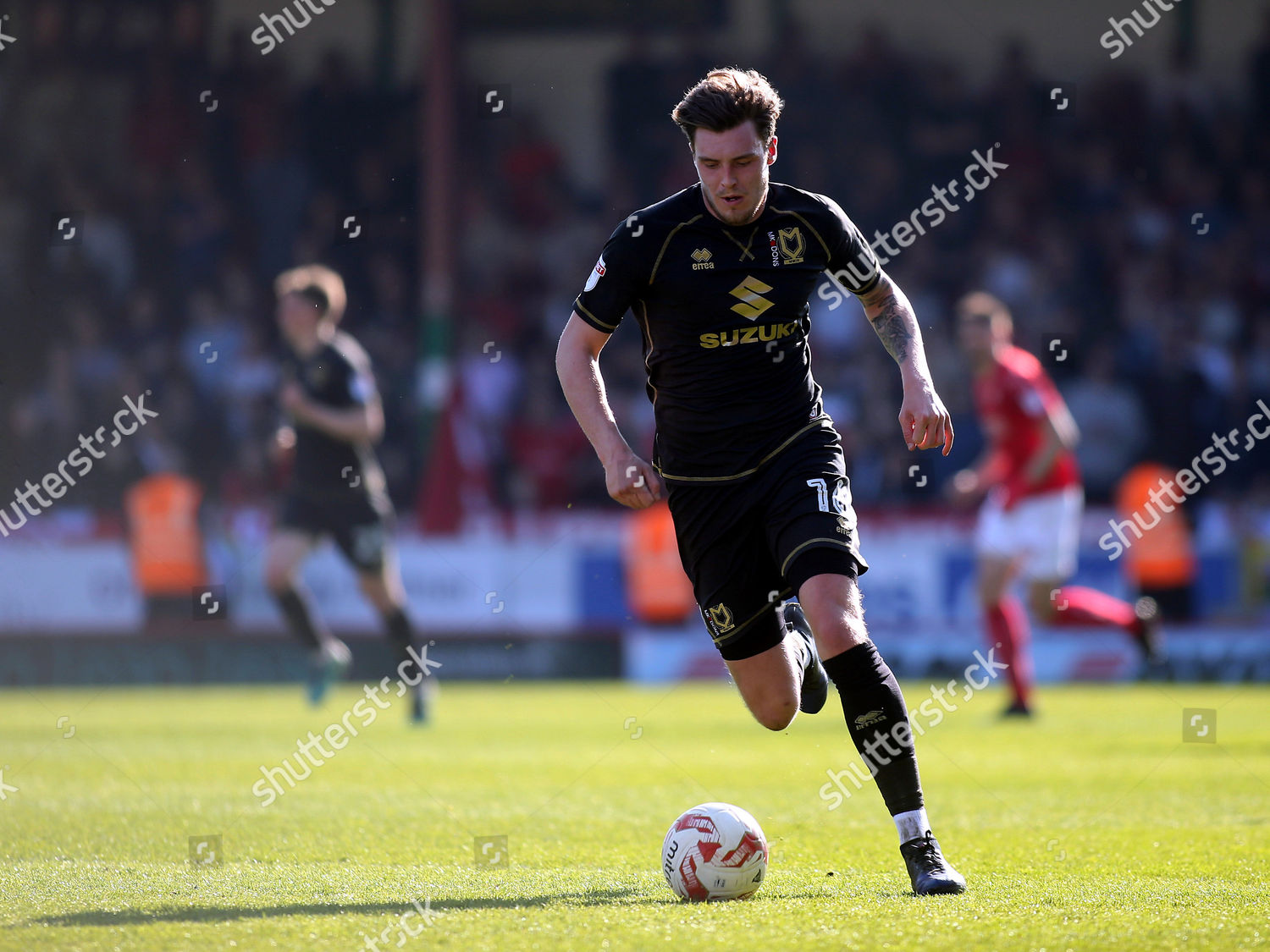 Robbie Muirhead Mk Dons Action During Editorial Stock Photo - Stock ...