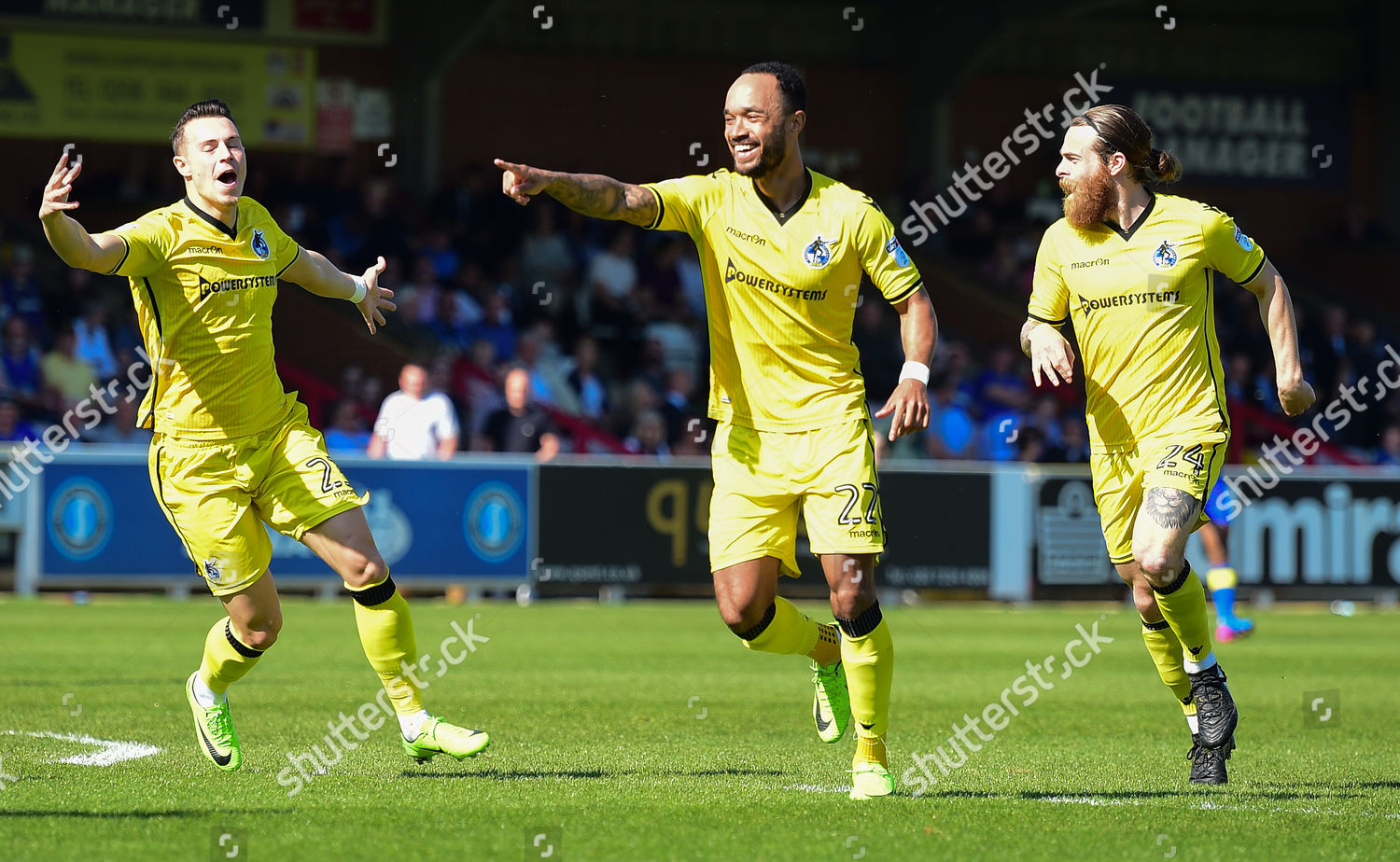 Byron Moore Bristol Rovers Celebrates Editorial Stock Photo - Stock ...