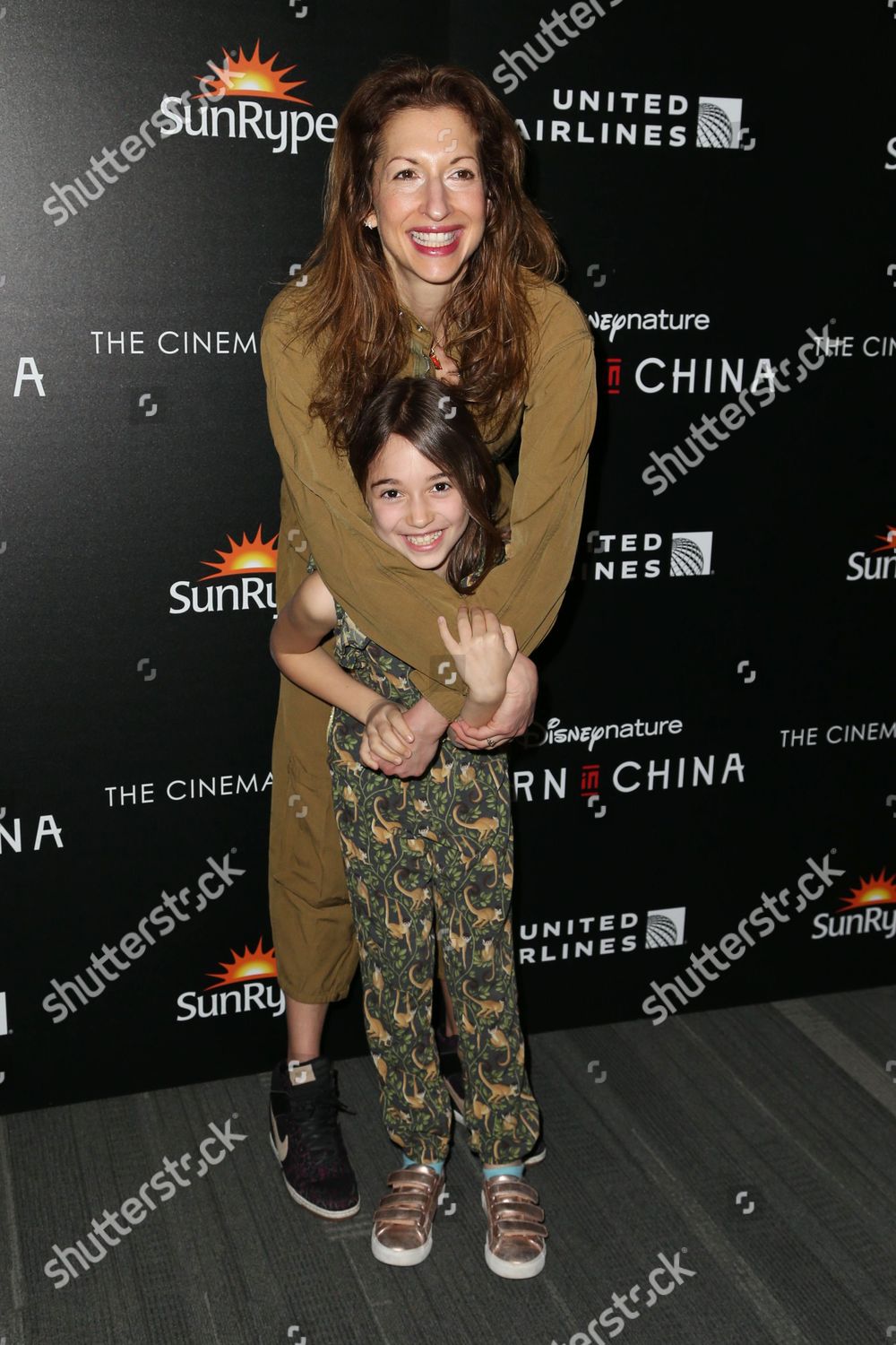 Alysia Reiner Daughter Livia Basche Editorial Stock Photo - Stock Image ...