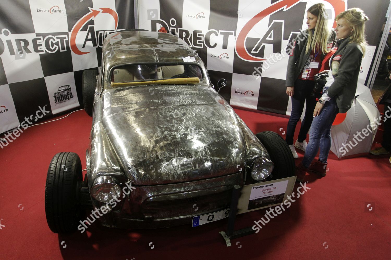 Visitors View Car Named Frankenstein Car Editorial Stock Photo - Stock ...