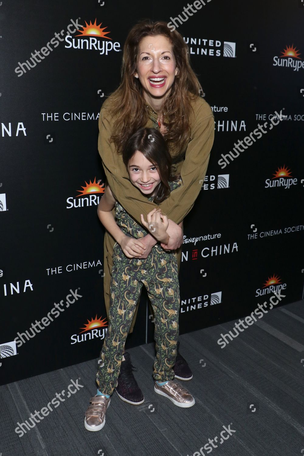 Alysia Reiner Daughter Livia Basche Editorial Stock Photo - Stock Image ...