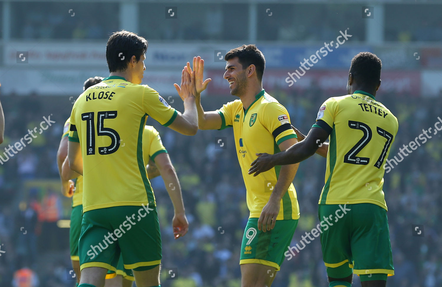 Nelson Oliviera Norwich City Celebrates Timm Editorial Stock Photo ...