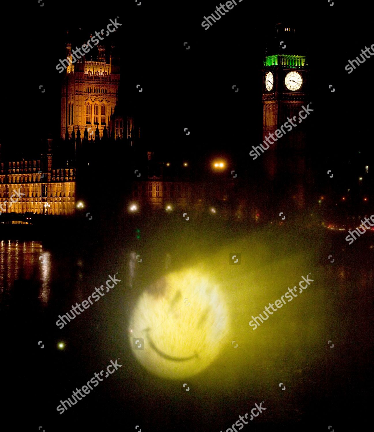 Smiley Face Projection Editorial Stock Photo - Stock Image | Shutterstock