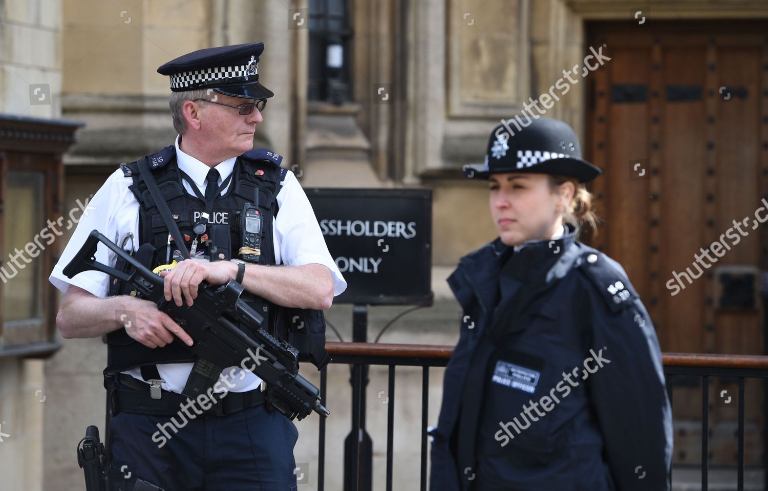 London Metropolitan Police Officers Mps Stand Editorial Stock Photo ...
