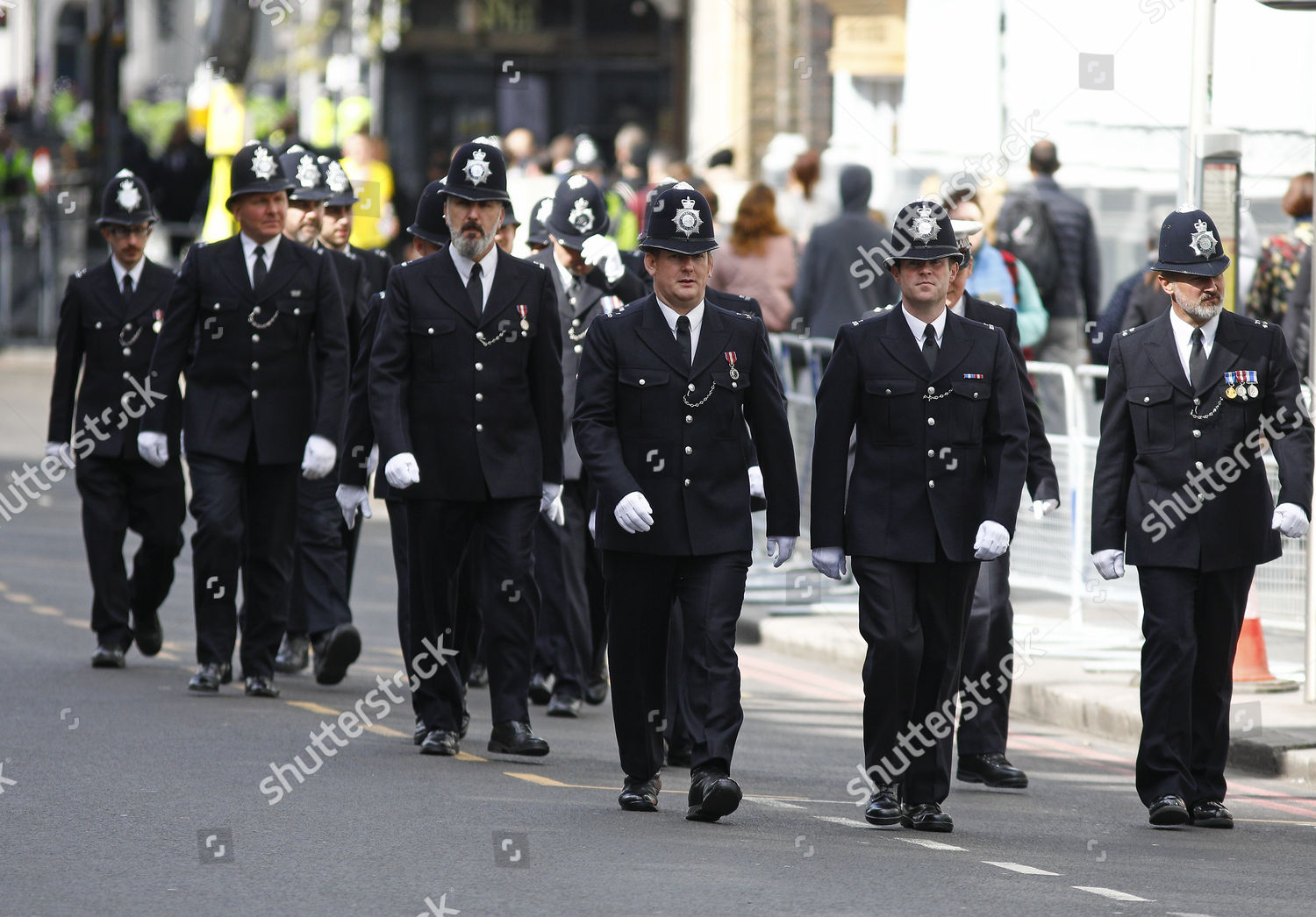 Police Officers No1 Dress Uniform Line Editorial Stock Photo - Stock ...