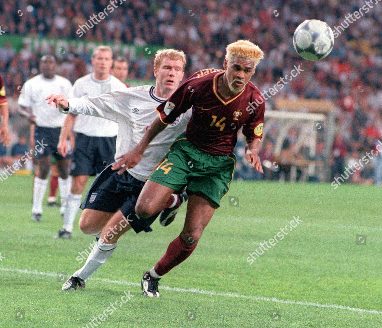 Abel Xavier Portugal Paul Scholes England Editorial Stock Photo - Stock ...