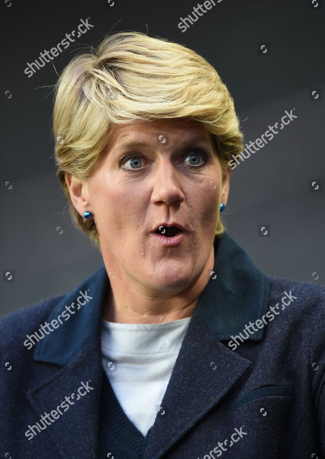 Television Presenter Clare Balding During Womens Editorial Stock Photo ...