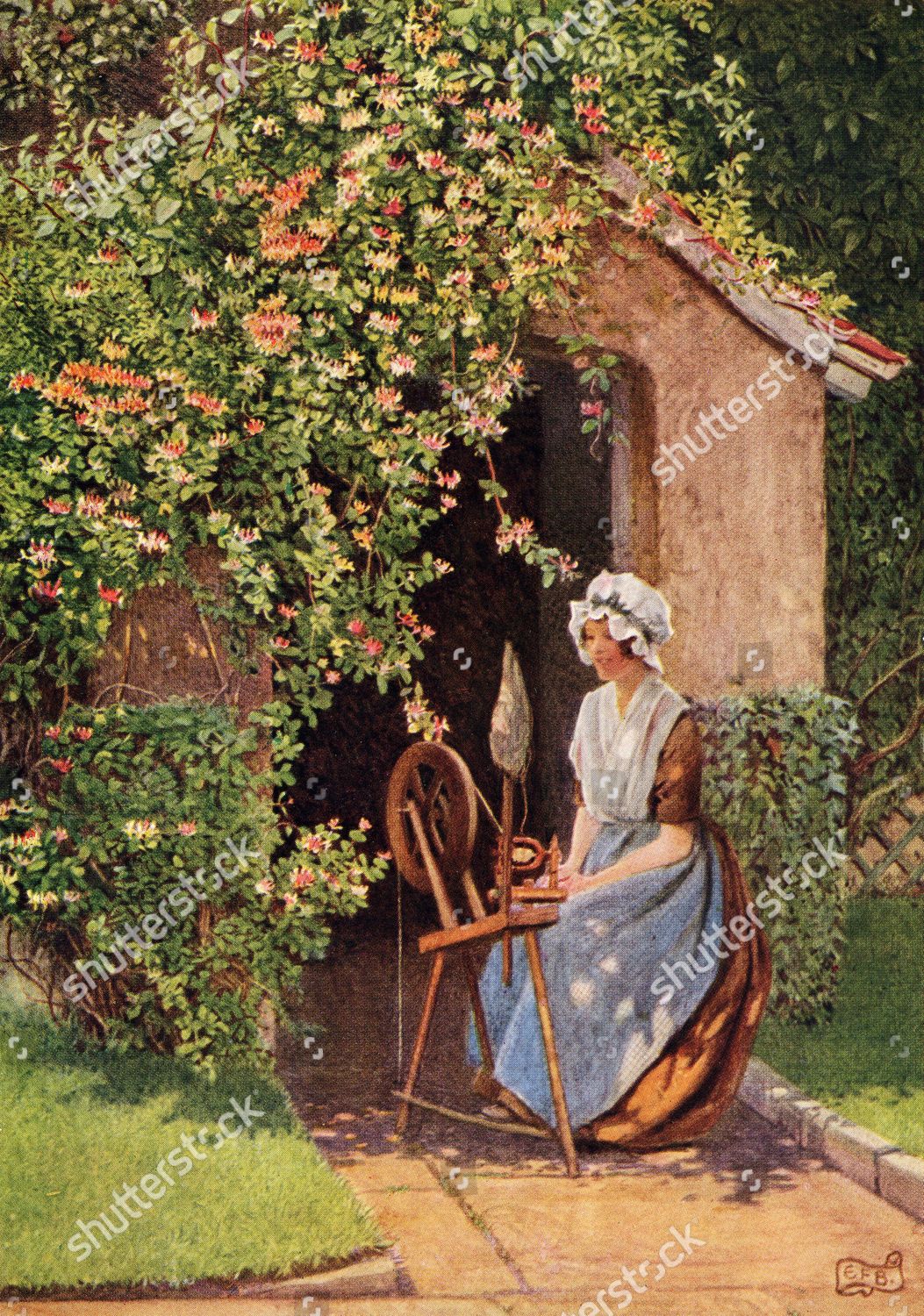 Coloured Illustration By Eleanor Fortescue Brickdale Editorial Stock ...