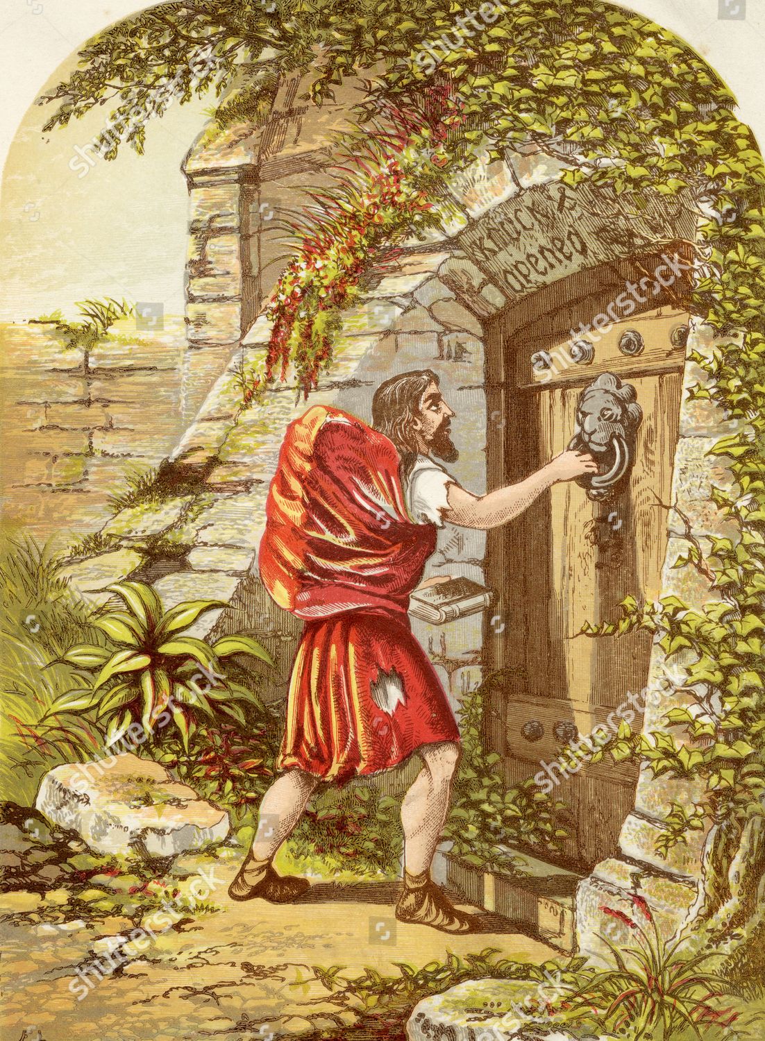 Christian Gate Illustration By Aflydon Book Editorial Stock Photo ...