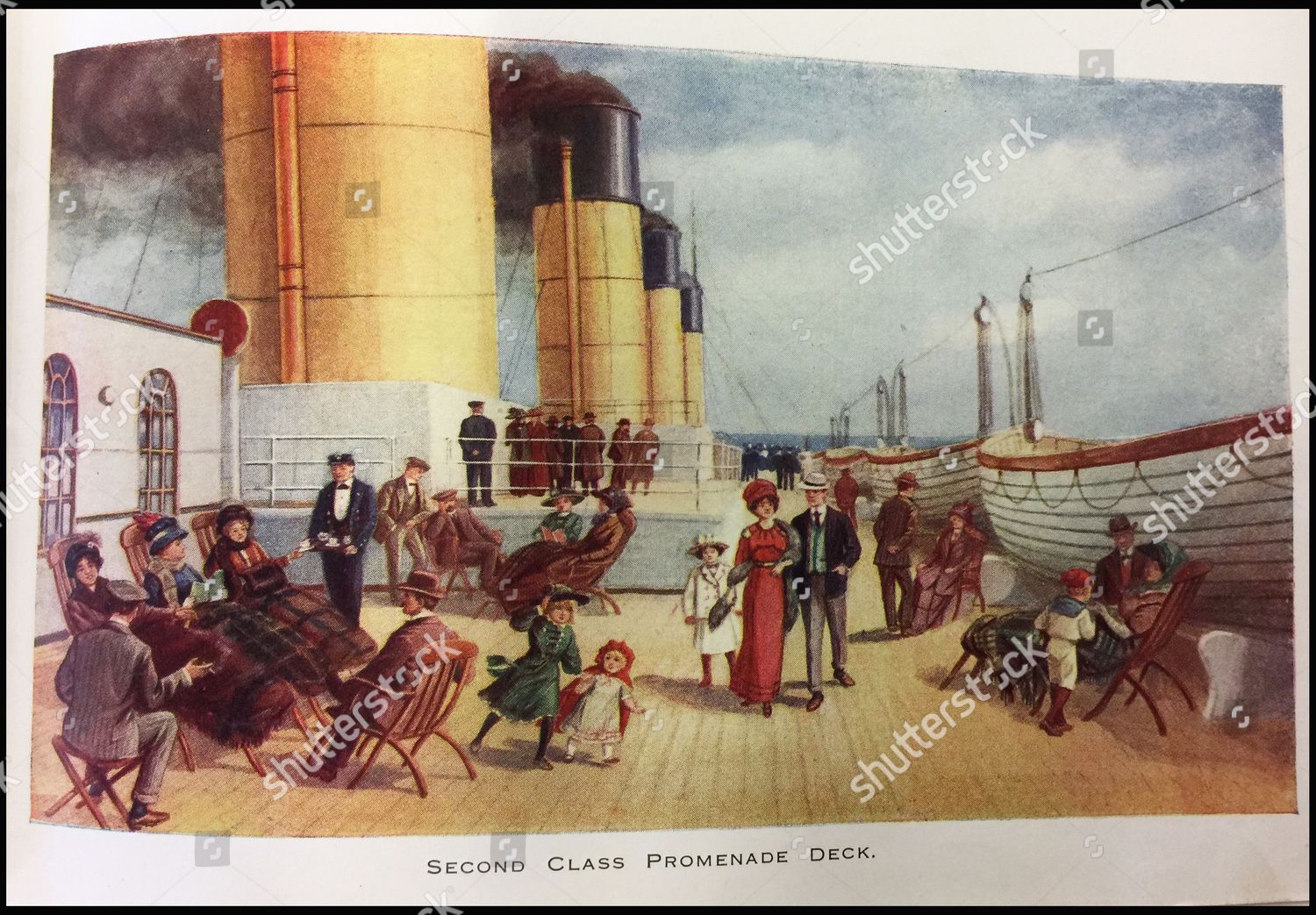 Second Class Promenade Deck Editorial Stock Photo - Stock Image ...