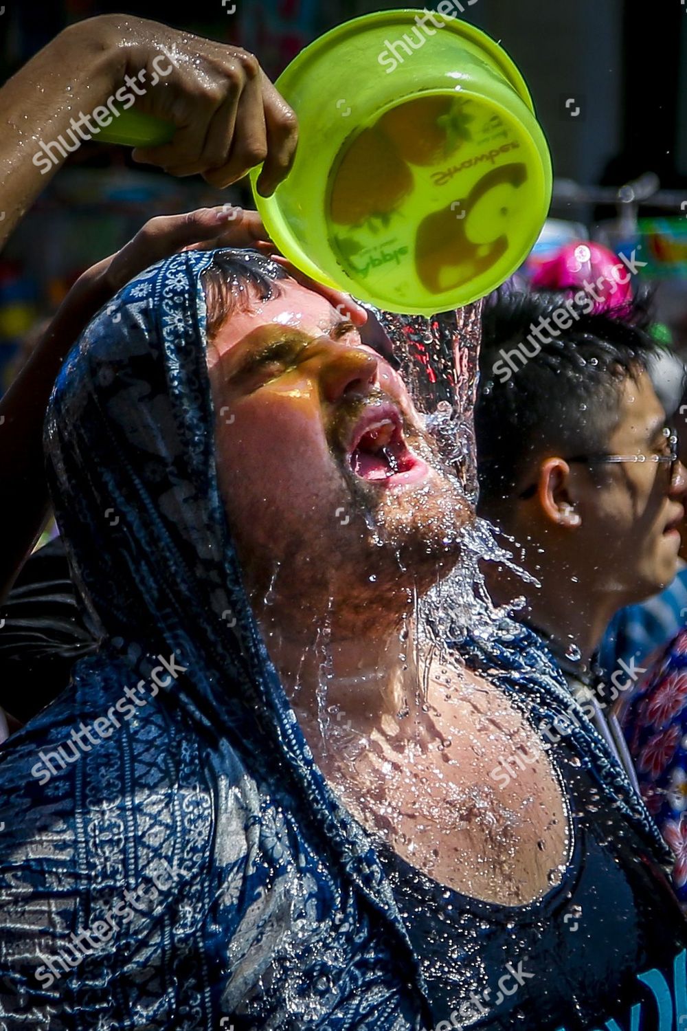 Man Doused Water During Annual Songkran Editorial Stock Photo - Stock ...