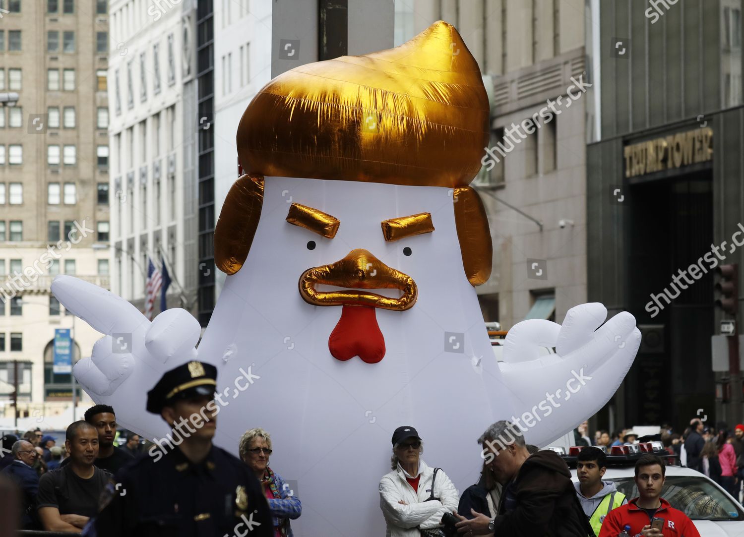 Trump Chicken Seen Protesters March Toward Editorial Stock Photo ...