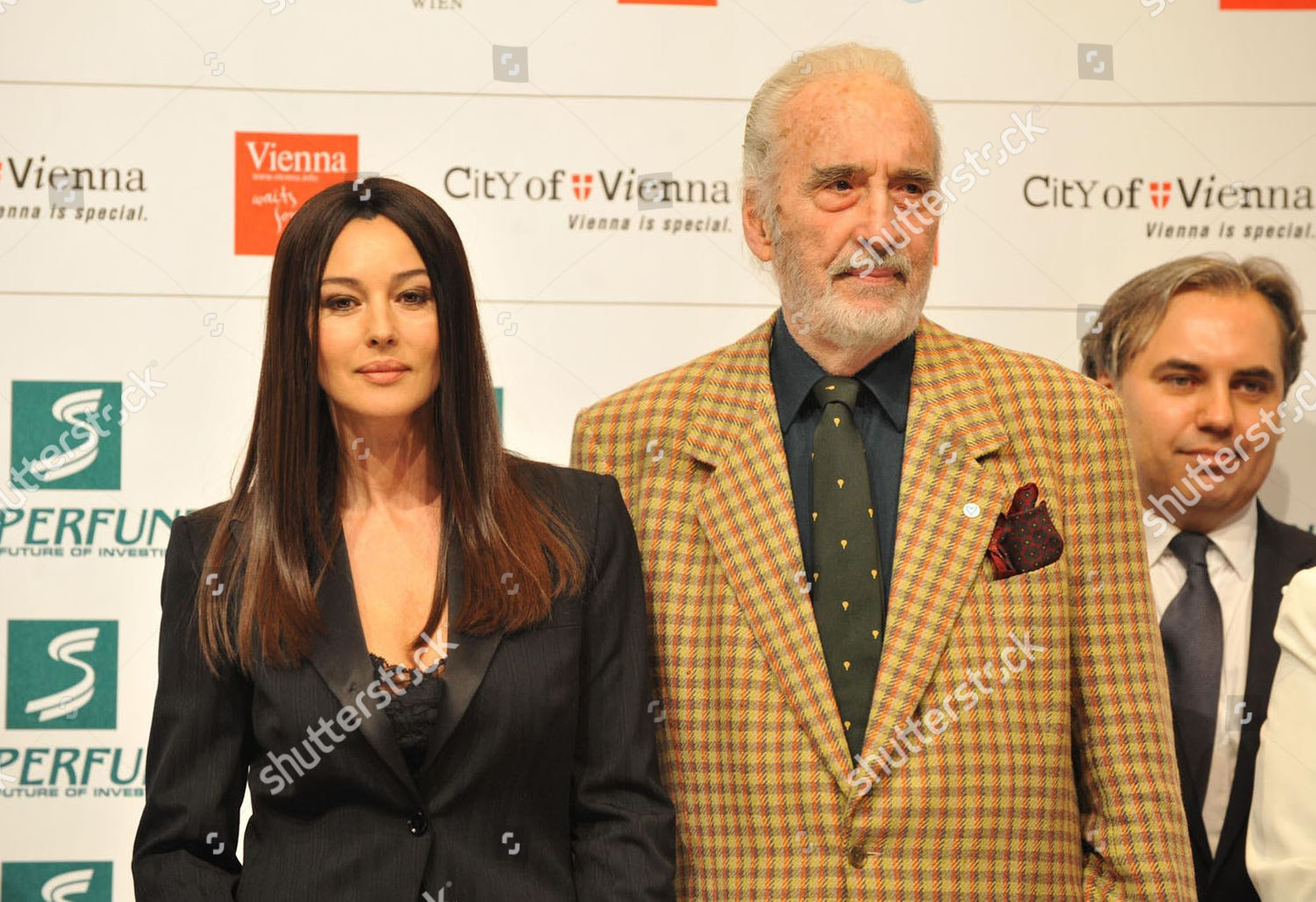 Monica Bellucci Christopher Lee Editorial Stock Photo - Stock Image ...