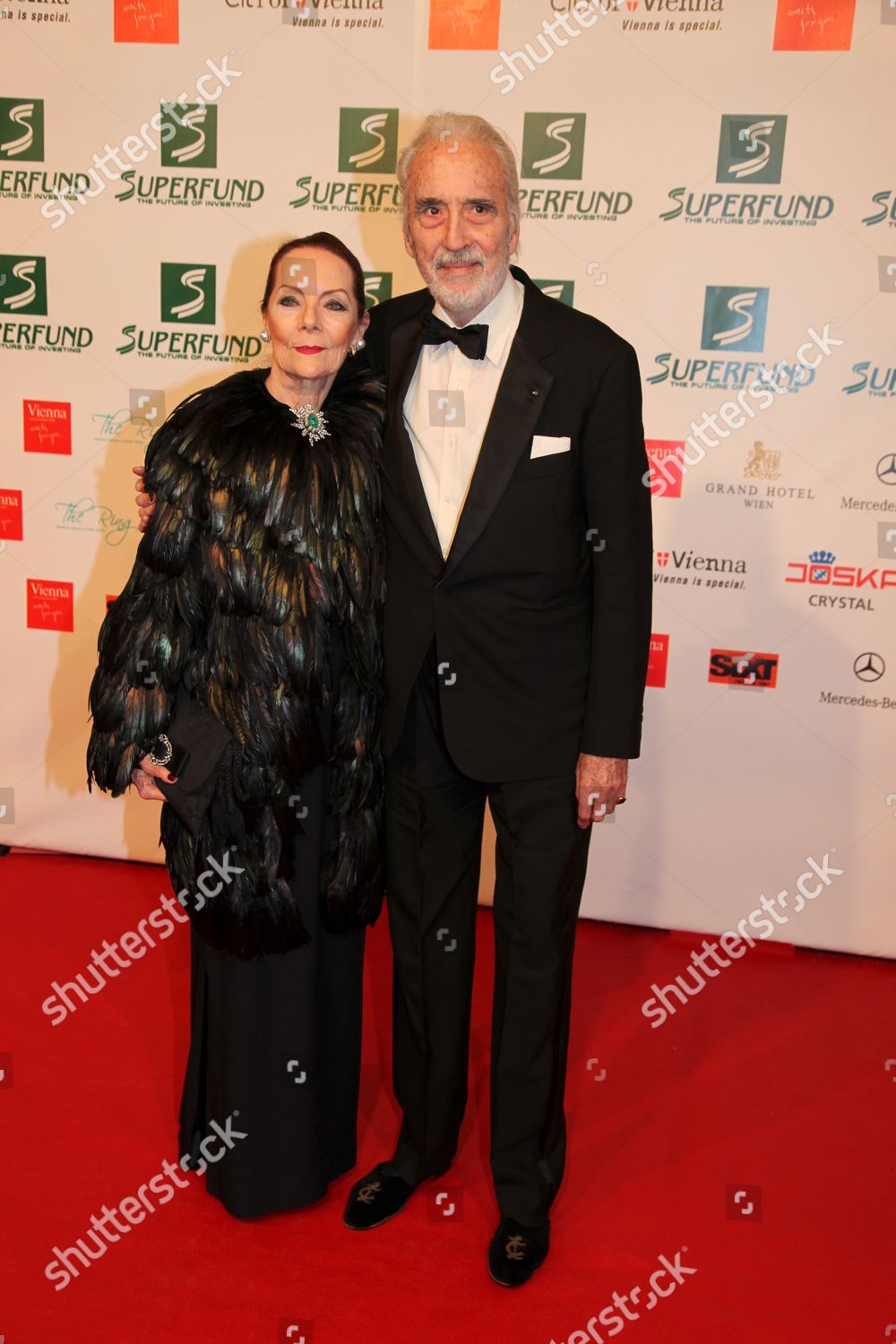 Christopher Lee Wife Gitte Editorial Stock Photo - Stock Image ...