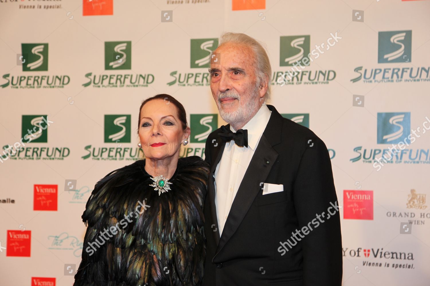 Christopher Lee Wife Gitte Editorial Stock Photo - Stock Image ...