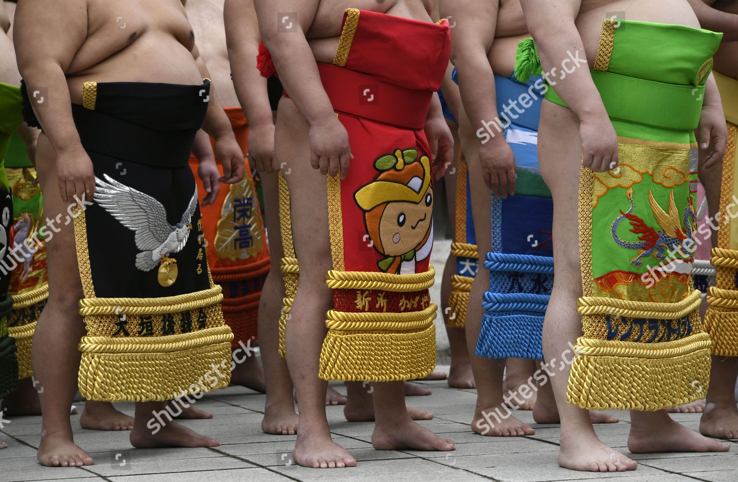 Sumo Wrestlers Attend Ritual Ceremony Yasukuni Editorial Stock Photo ...