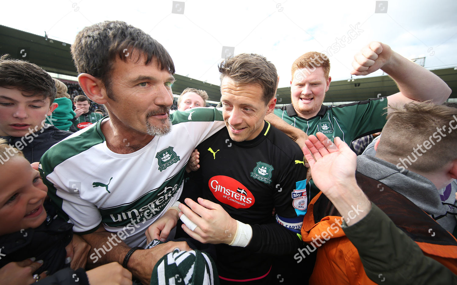 Luke Mccormick Goalkeeper Plymouth Argyle Mobbed Editorial Stock Photo ...