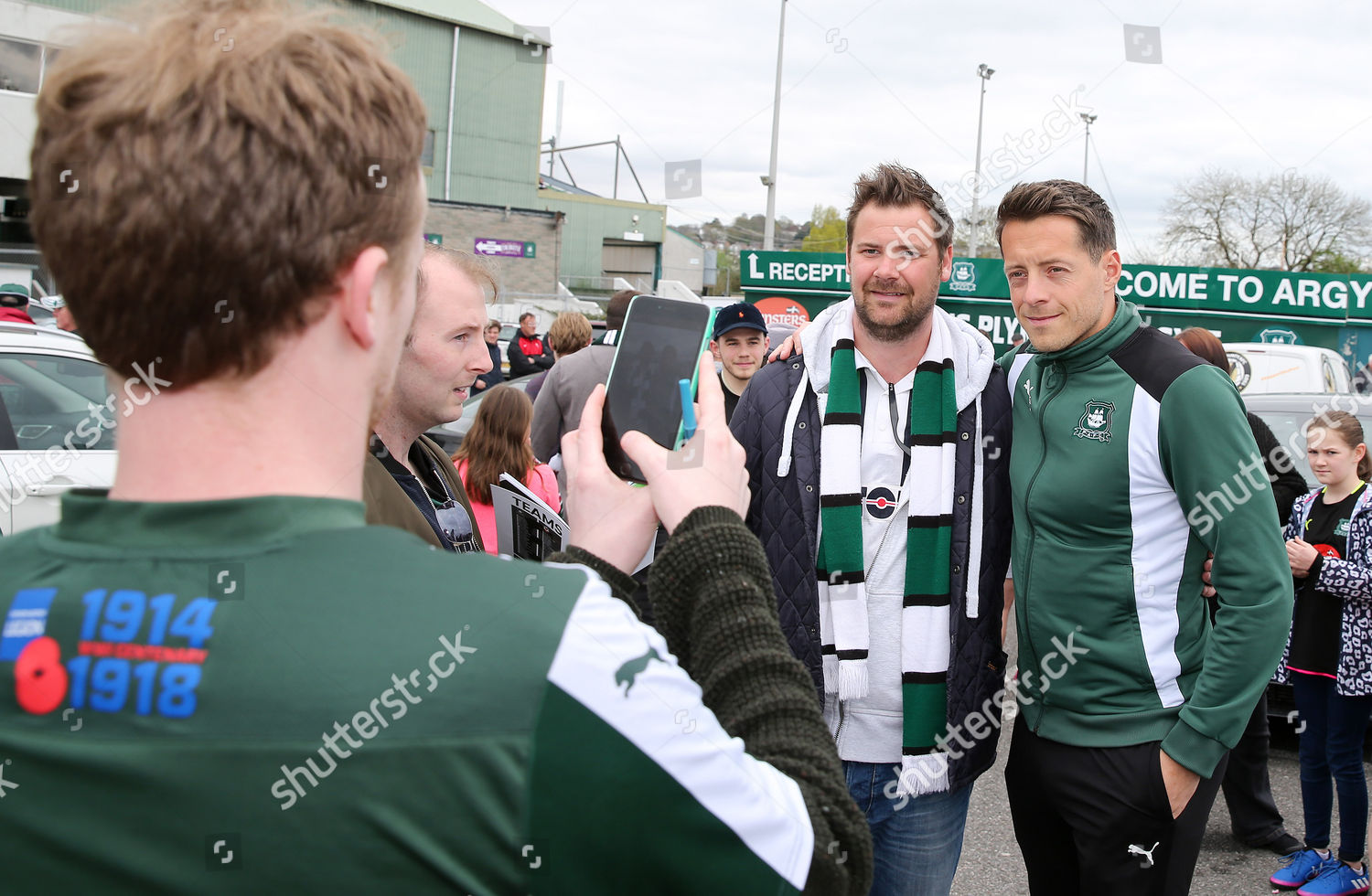 Luke Mccormick Goalkeeper Plymouth Argyle Poses Editorial Stock Photo ...