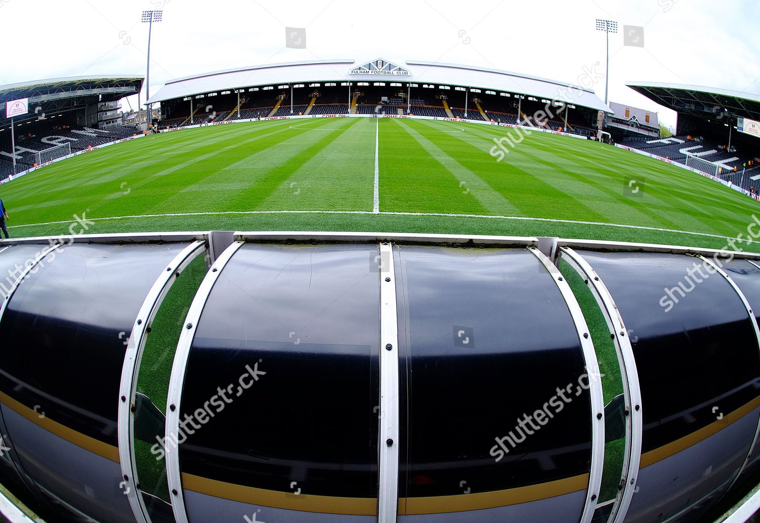 Ground View Pitch Above Dugout English Editorial Stock Photo - Stock ...