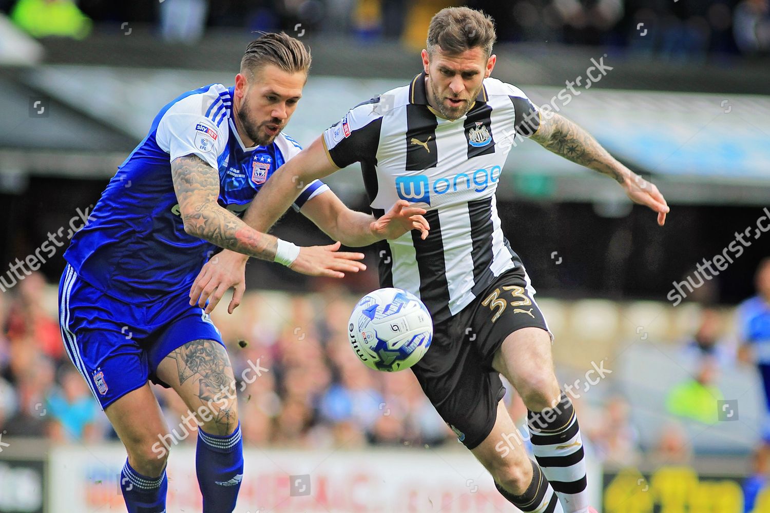 Newcastle United Forward Daryl Murphy 33 Editorial Stock Photo - Stock ...
