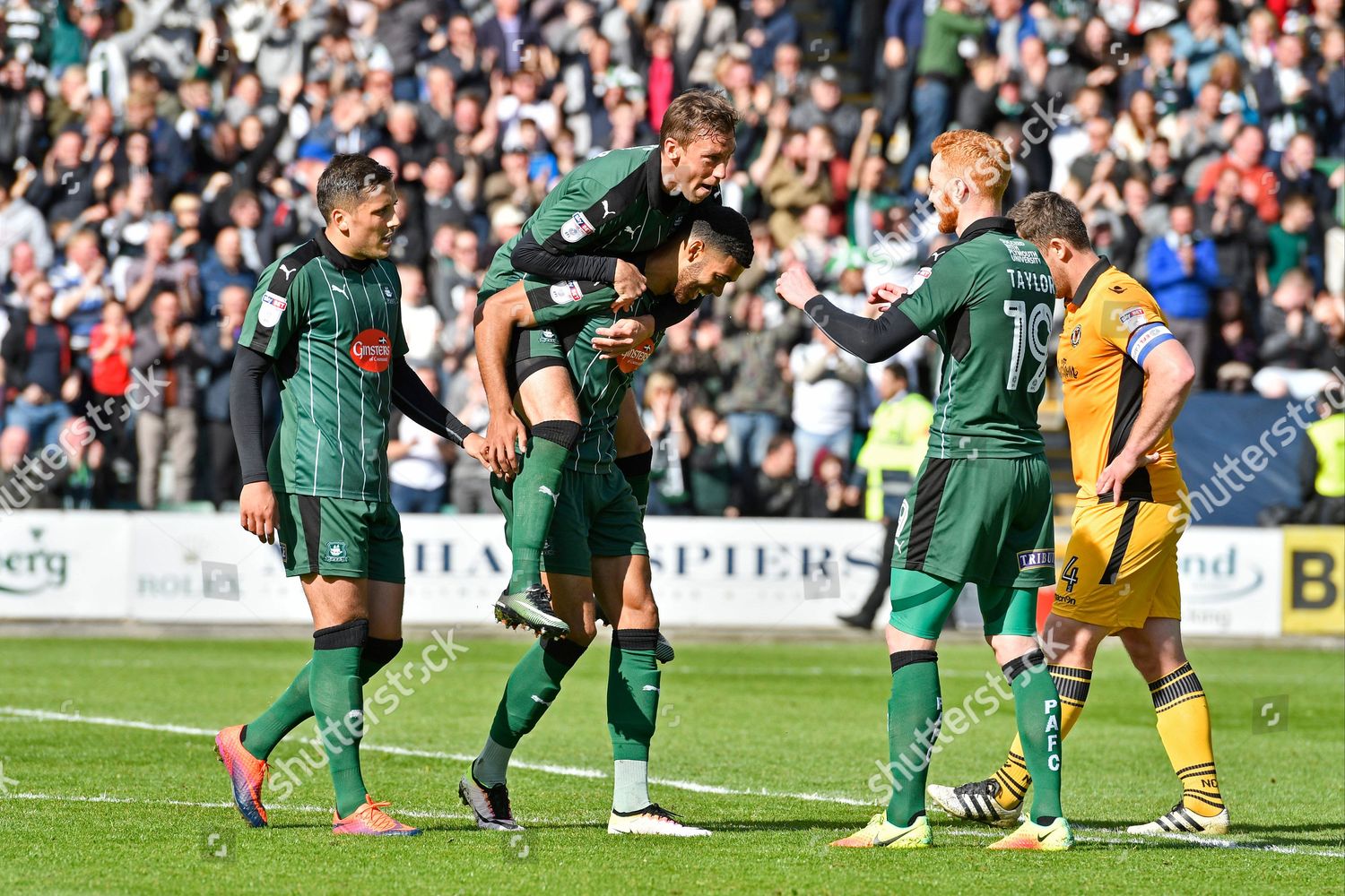 Jake Jervis 14 Plymouth Argyle Celebrates Editorial Stock Photo - Stock ...