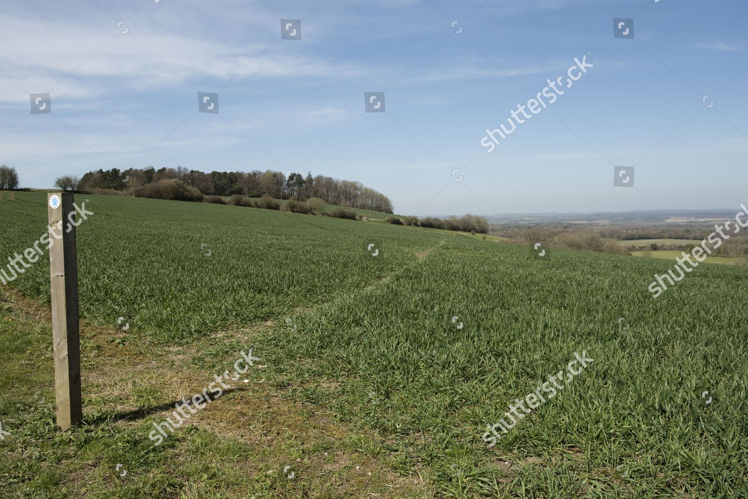 Footpath Sign Path Cut Through Stages Editorial Stock Photo - Stock ...