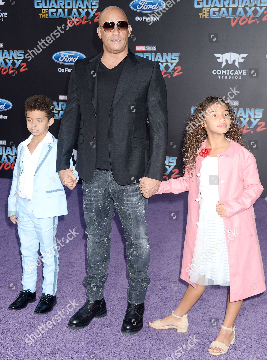 Vin Diesel Son Vincent Diesel Daughter Editorial Stock Photo - Stock ...